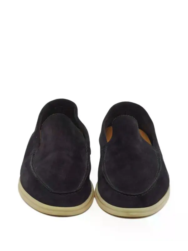 Loro Piana Summer Walk Suede Loafers
