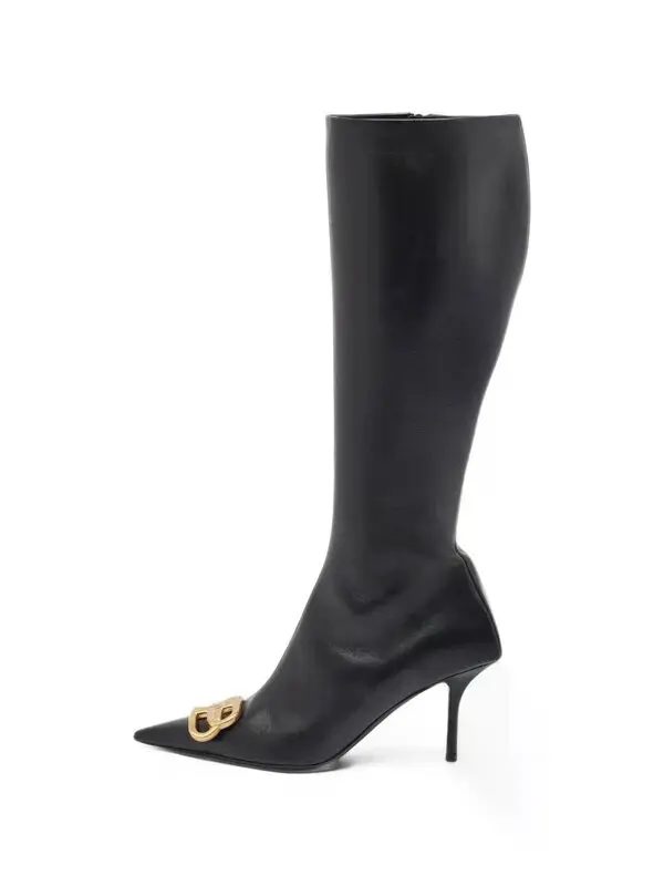 Balenciaga Knife Knee-length Boots - Black