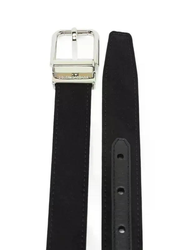 Dolce & Gabbana Leather Buckle Belt