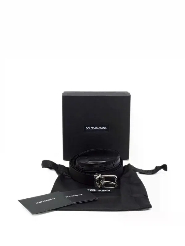 Dolce & Gabbana Leather Buckle Belt