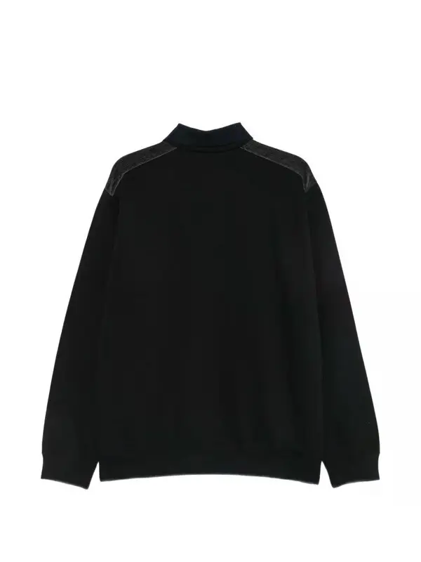 TOGA VIRILIS Panelled Zip-fastening Sweatshirt