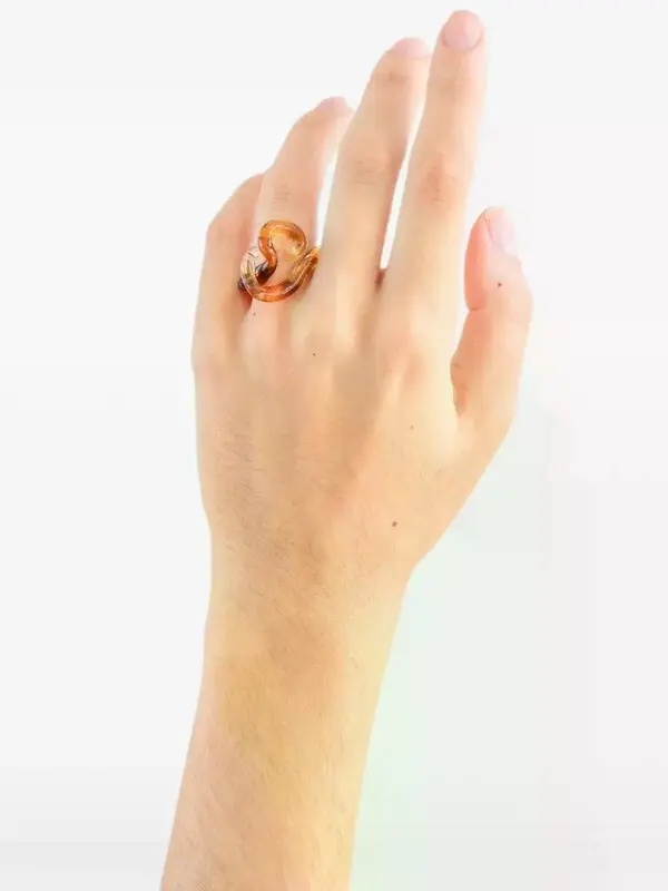SALVÁREA Interconexión Handblown Glass Ring