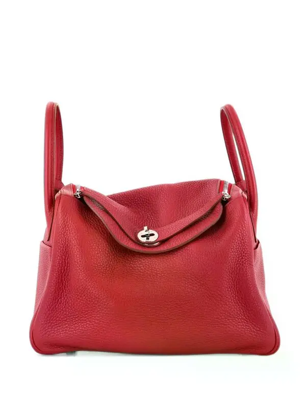 Hermès Lindy Bag Clemence 30 Shoulder Bag - Pink