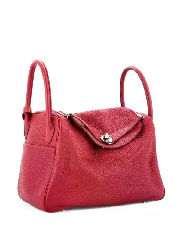 Hermès Lindy Bag Clemence 30 Shoulder Bag - Pink