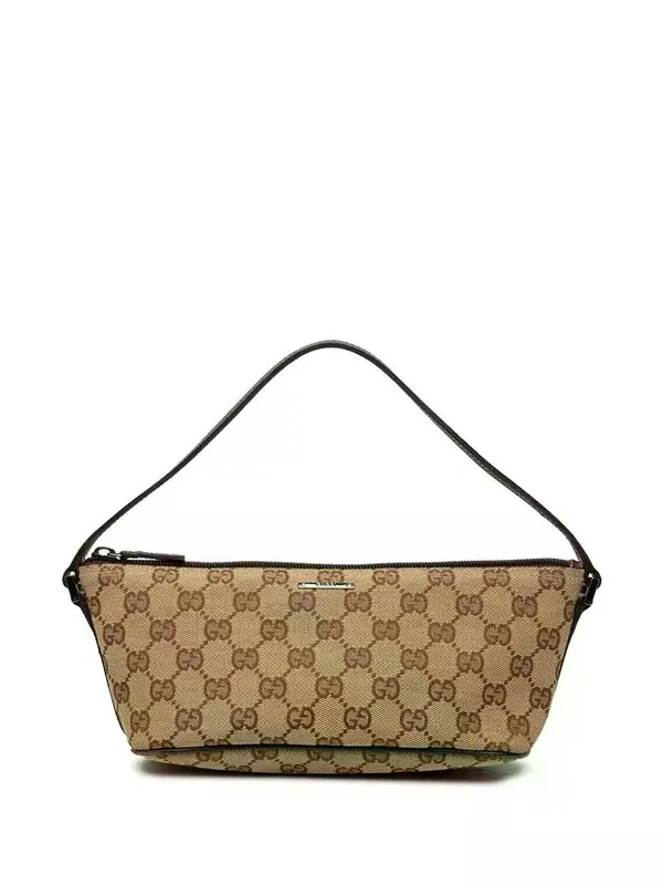 Gucci 2000-2015 Gg Canvas Boat Shoulder Bag