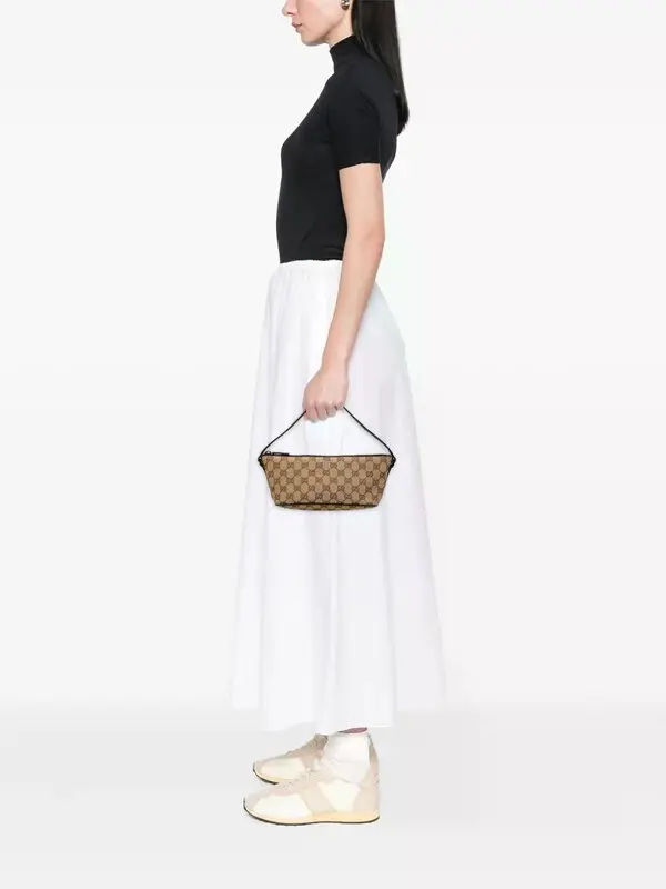 Gucci 2000-2015 Gg Canvas Boat Shoulder Bag