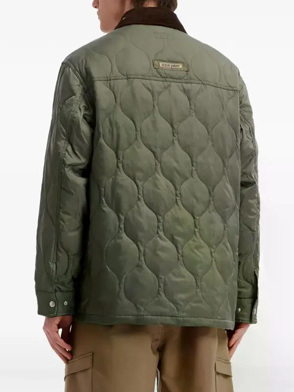 Izzue Quilted Corduroy-collar Jacket