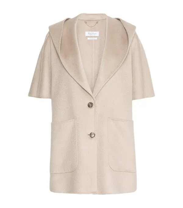 Max Mara Cashmere Hooded Cape