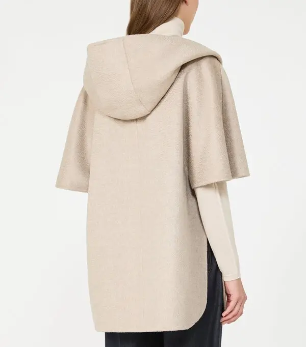 Max Mara Cashmere Hooded Cape
