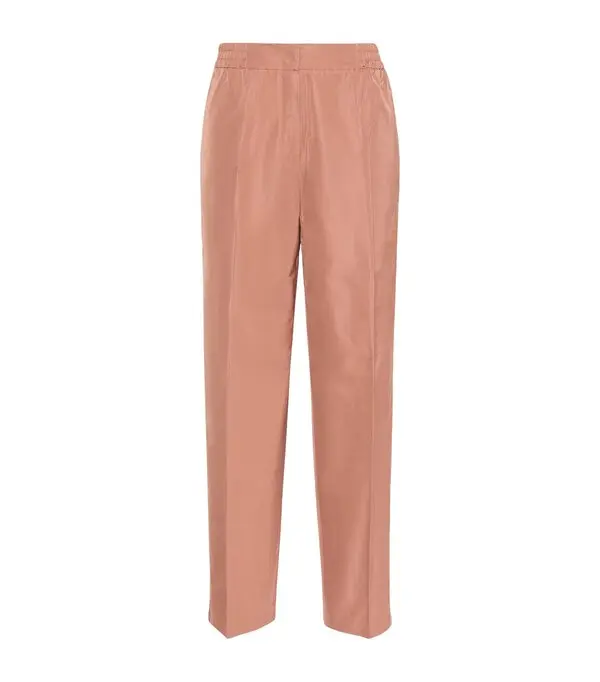 Max Mara Elasticated-waist Tapered Trousers