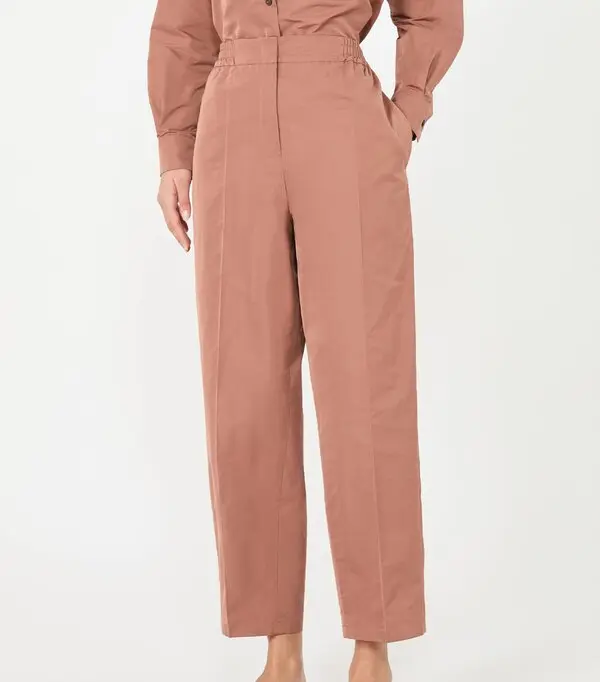 Max Mara Elasticated-waist Tapered Trousers