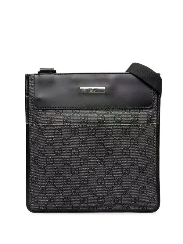 Gucci 2000-2015 Gg Denim Crossbody Bag