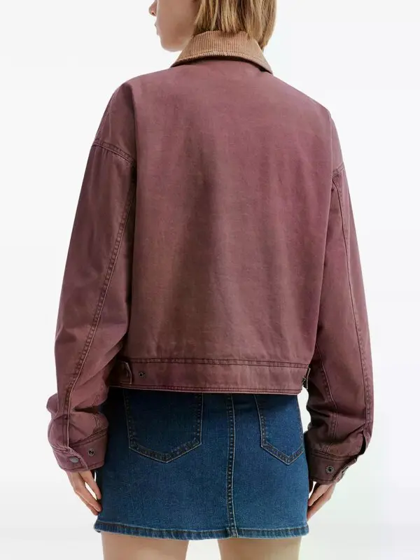 CHOCOOLATE Corduroy-collar Logo-patch Jacket