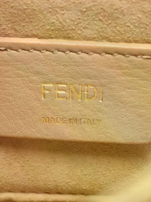 Fendi 2010-2026 Small Leather Kan I Crossbody Bag