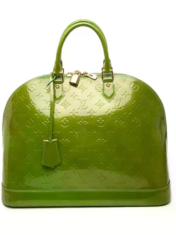 LOUIS VUITTON 2008 Monogram Vernis Alma Gm Handbag