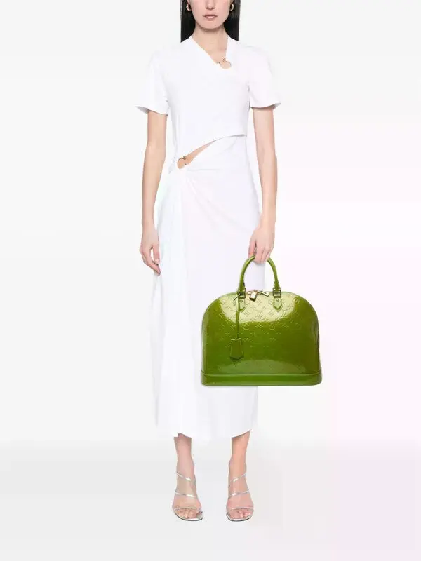 LOUIS VUITTON 2008 Monogram Vernis Alma Gm Handbag