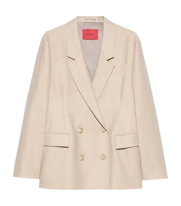 Max & Co. Virgin Wool-blend Blazer - Beige