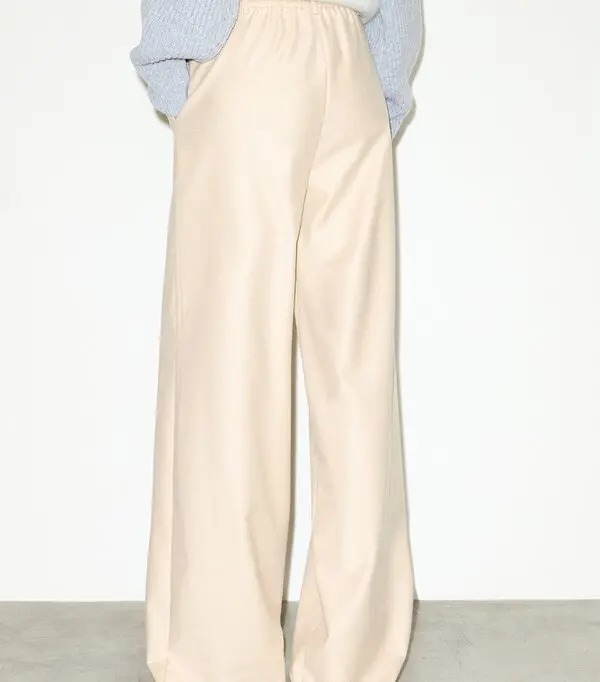 Max & Co. Virgin Wool-blend Wide-leg Trousers