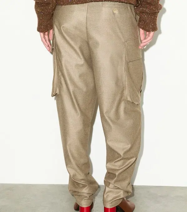 Max & Co. Virgin Wool-blend Cargo Trousers