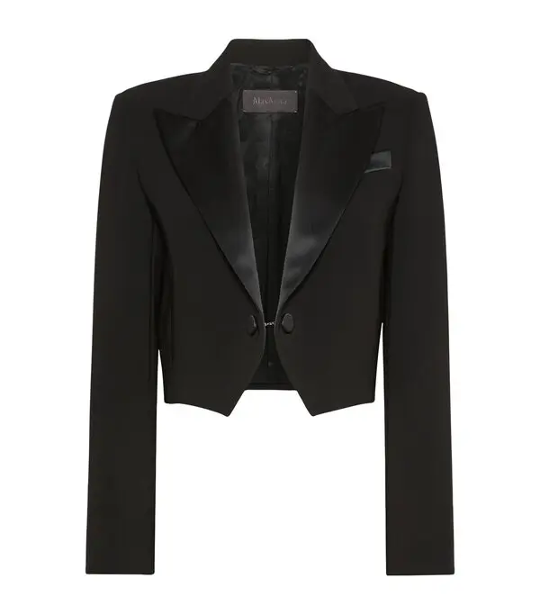 Max Mara Cropped Tuxedo Jacket