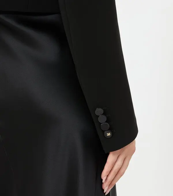 Max Mara Cropped Tuxedo Jacket