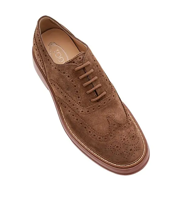 TOD'S Round Toe Lace-up Brogues