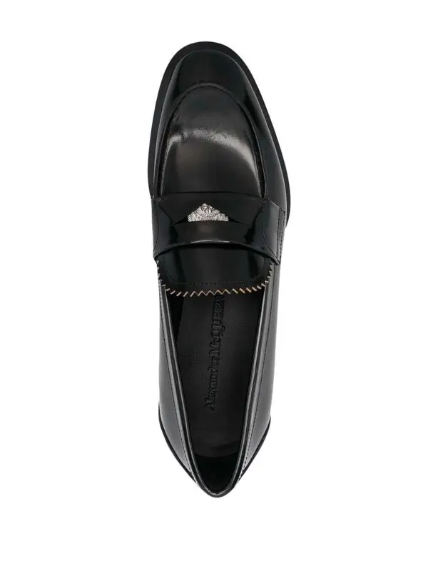 Alexander McQueen Seal Logo Loafers