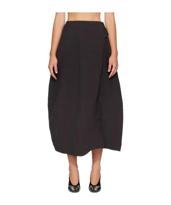 Studio Nicholson Brydes Balloon Skirt - Brown