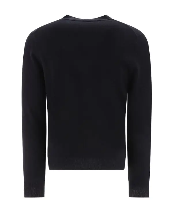 Comme Des Garçons V-neck Long-sleeved Cardigan