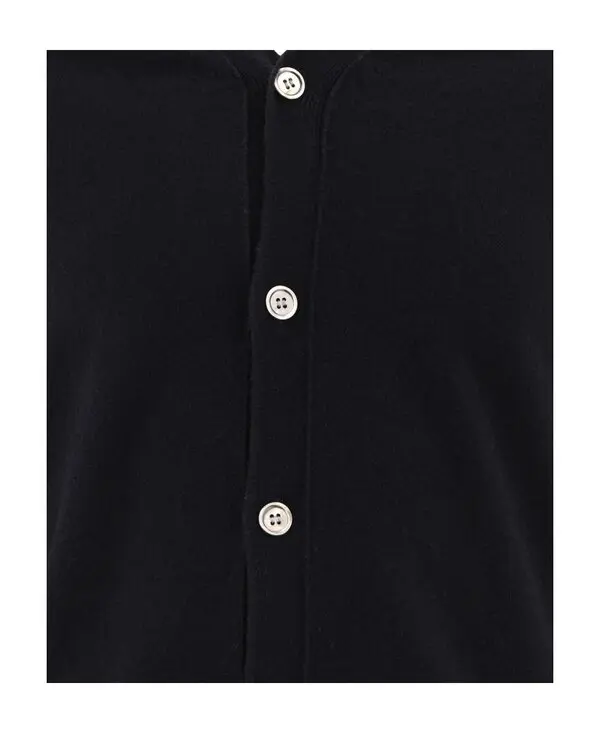 Comme Des Garçons V-neck Long-sleeved Cardigan