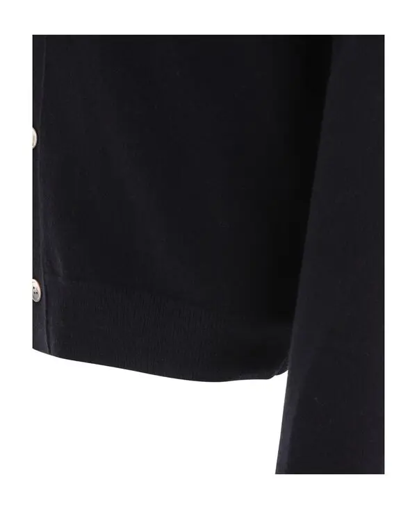 Comme Des Garçons V-neck Long-sleeved Cardigan