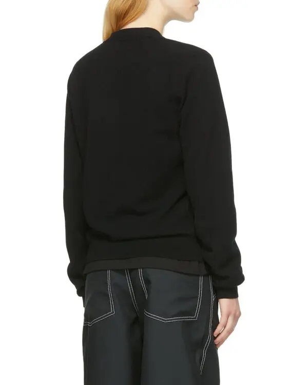 Comme Des Garçons V-neck Long-sleeved Cardigan