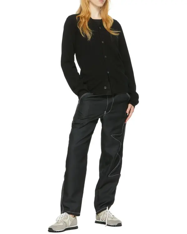 Comme Des Garçons V-neck Long-sleeved Cardigan