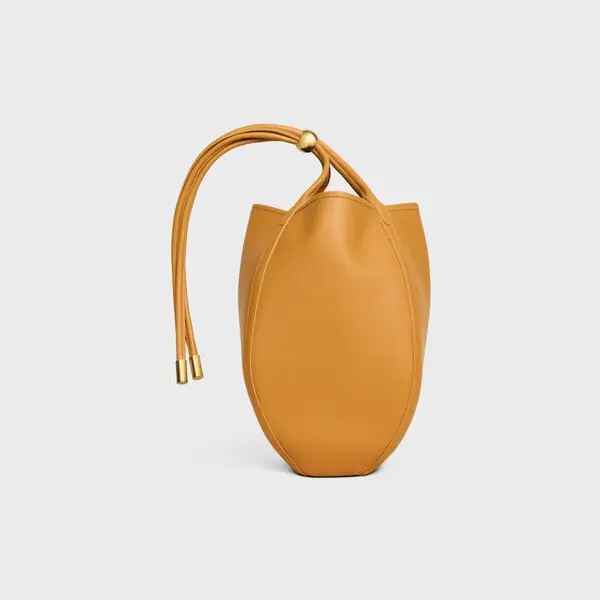 Celine Little Drop Bucket In Smooth Calfskin - Marigold