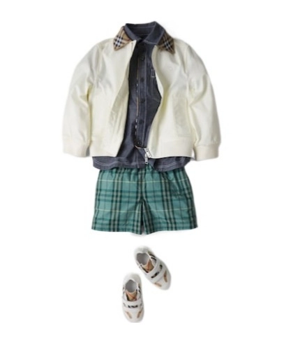Burberry Check Cotton Twill Jacket