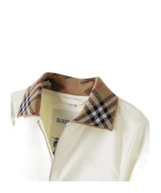 Burberry Check Cotton Twill Jacket