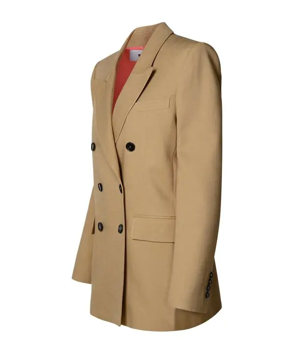 MSGM Double-breasted Long Sleeved Blazer