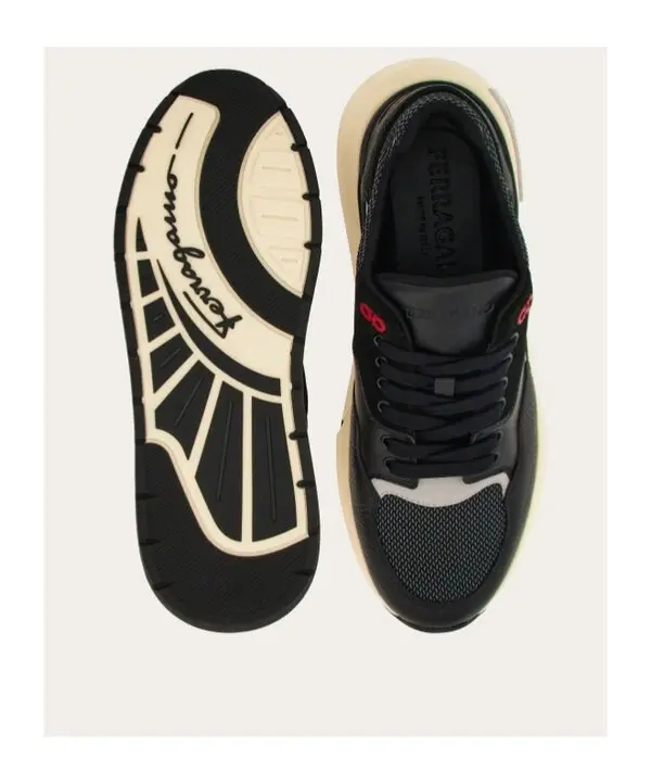 FERRAGAMO Low-cut Lace-up Sneakers