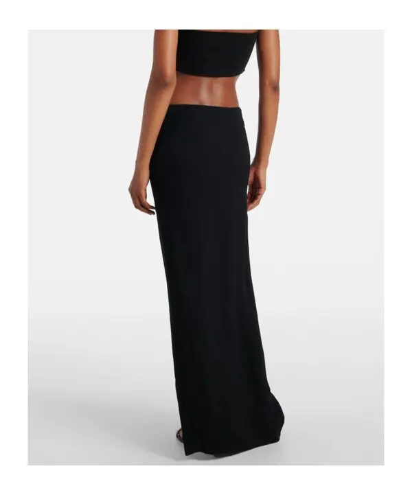 TOTEME Side-slit Crêpe Maxi Skirt