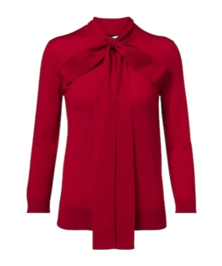 Dolce & Gabbana Bow-detail Virgin Wool Sweater