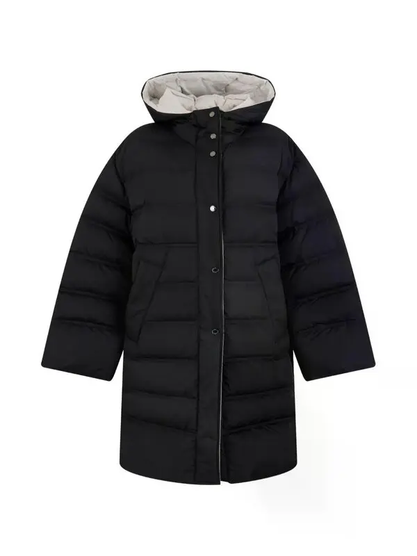 MOORER Guenda-p Quilted Hooded Coat - Black