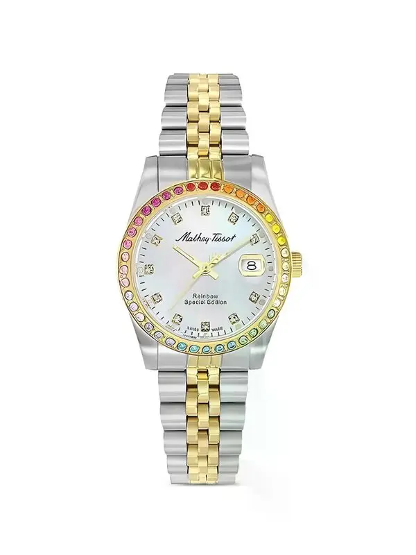 MATHEY TISSOT Mathy Rainbow 32mm Watch - Neutrals
