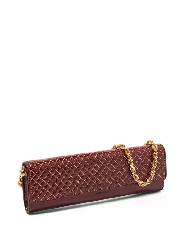 Roberto Cavalli Quilted Chain Clutch Bag