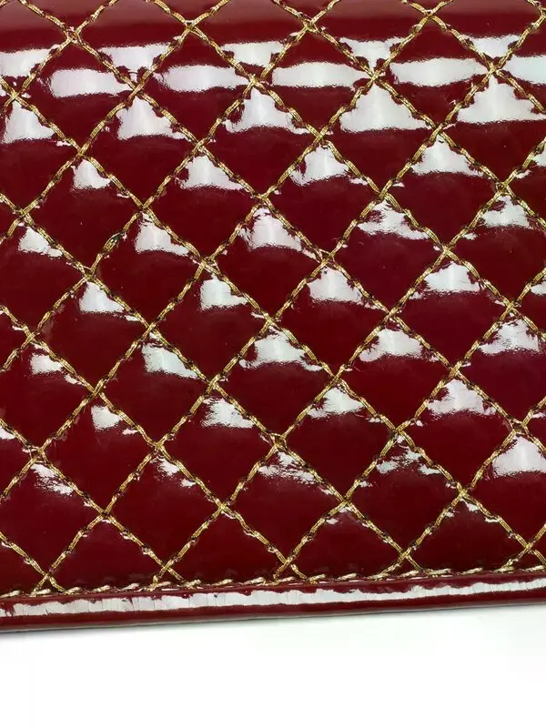 Roberto Cavalli Quilted Chain Clutch Bag