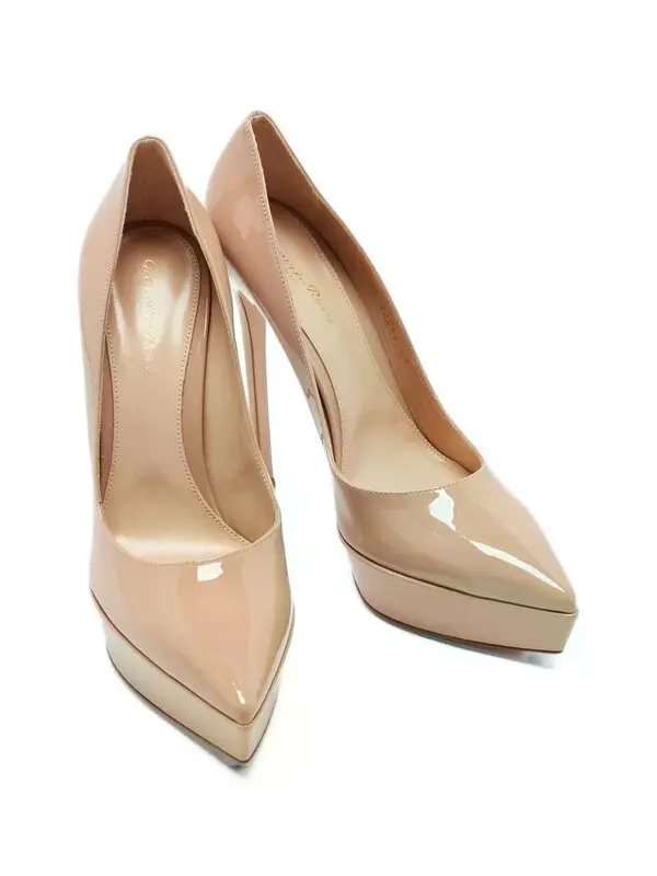 GIANVITO ROSSI Point-toe Platform Pumps