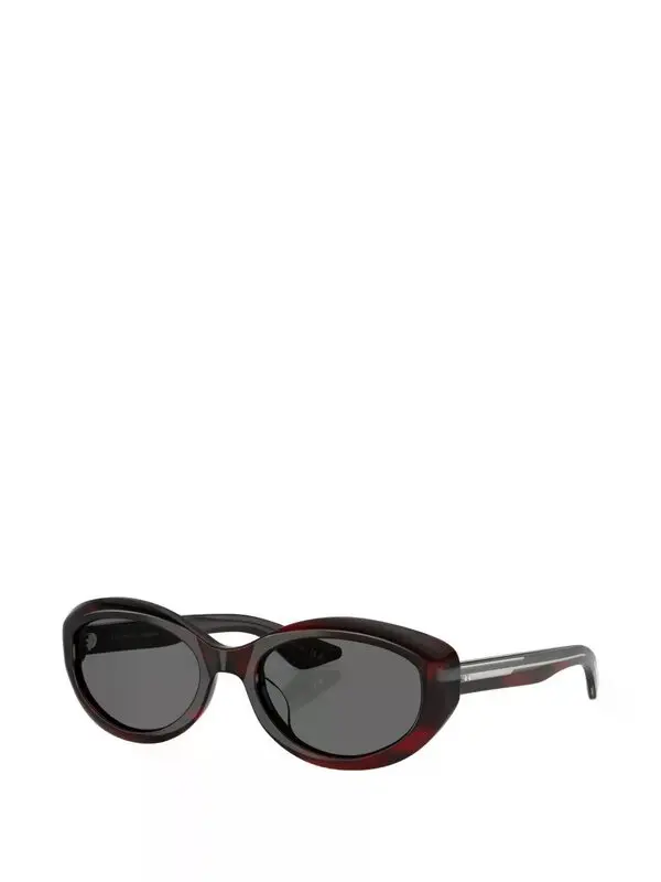 Oliver Spencer 1969c Square-frame Sunglasses - Red
