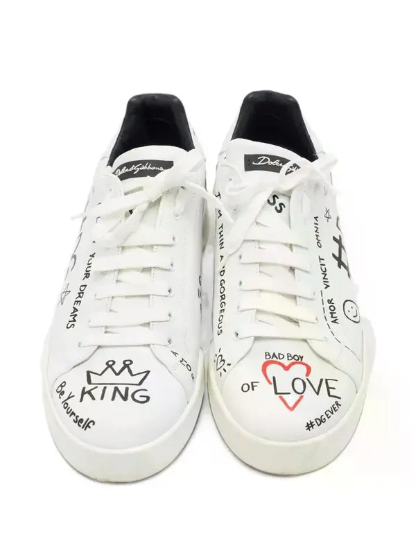 Dolce & Gabbana Portofino Graffiti Sneakers