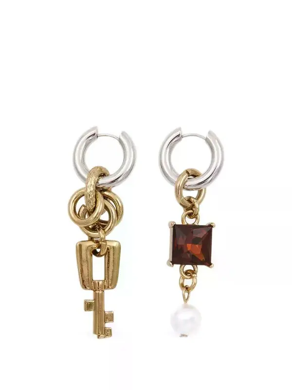 Essentiel Antwerp Kaos Asymmetric Charm Earrings