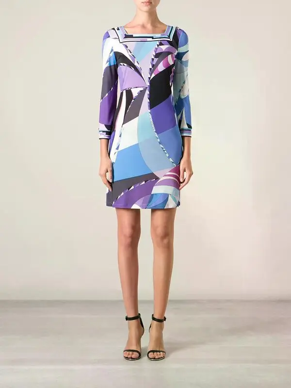Emilio Pucci Psychedelic Print Dress