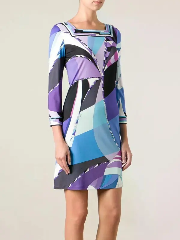 Emilio Pucci Psychedelic Print Dress